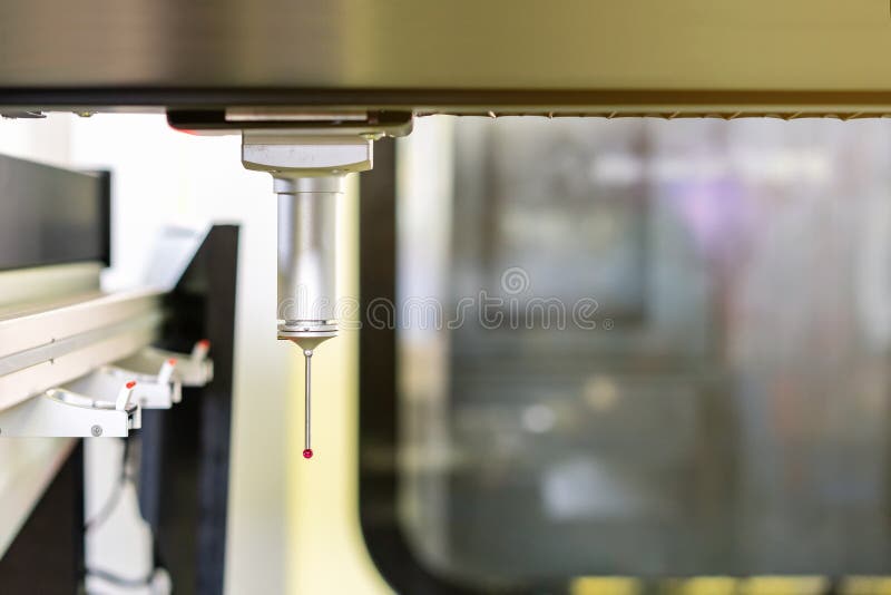 Close Up Head Probe of Automatic Coordinate Measurement Machine CMM for ...