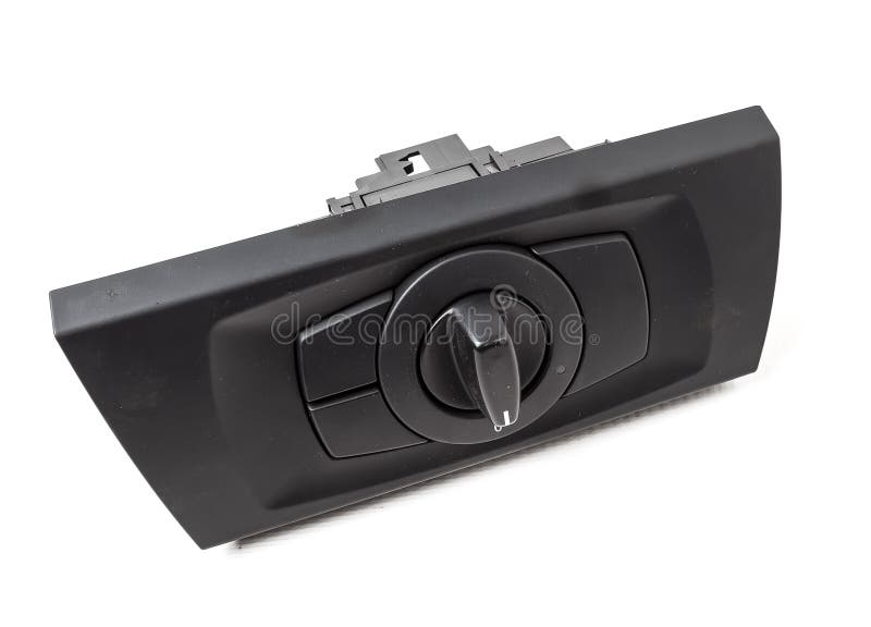 Headlight Level Switch on a Panel of Car. Stock Photo - Image of level ...