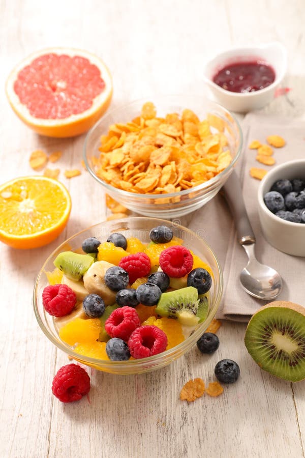 Composition of breakfast stock image. Image of strawberry - 73822811