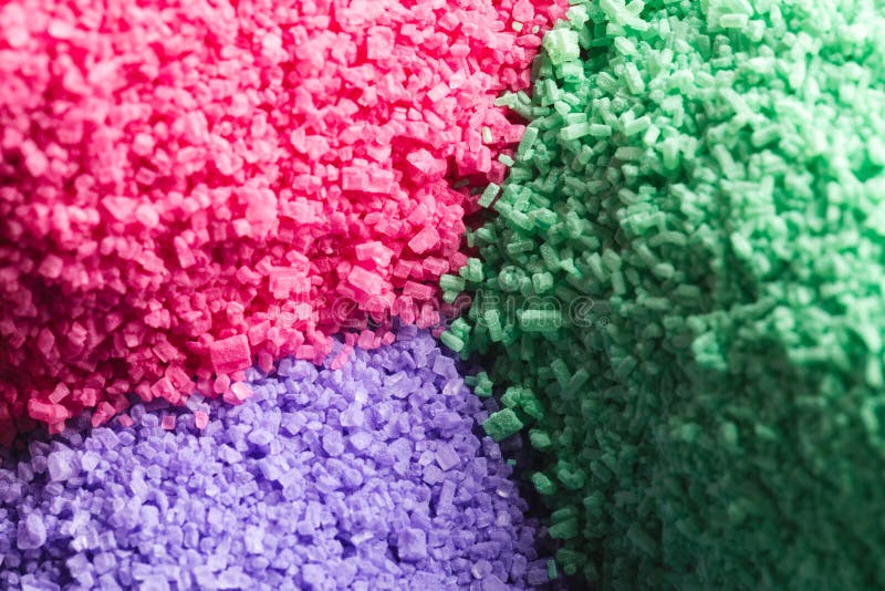 Close Up of Heaps of Multi Coloured Sand Stock Image - Image of sand ...