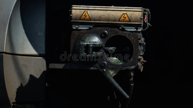 Close-up of a Heavily Used Mechanical Co Stock Footage - Video of ...