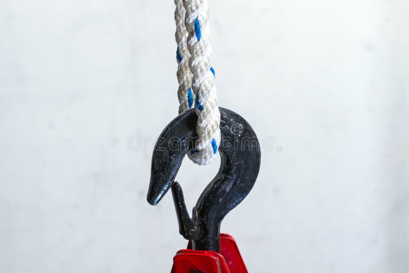 Close Up of Heavy-duty Steel Hook Stock Image - Image of tool, black ...