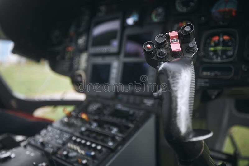 Flight Control Panel Instrument Navigation Stock Photo - Image of ...