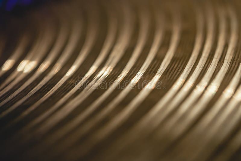 Close Up of Hi Hat Surface, Drum Cymbal Close-up. Stock Photo - Image ...