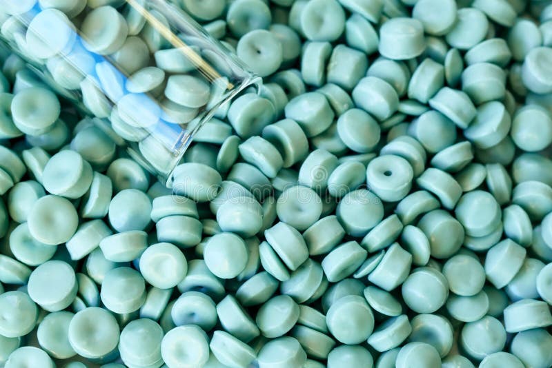 Close Up of High-density Polyethylene HDPE Granules Stock Image - Image ...