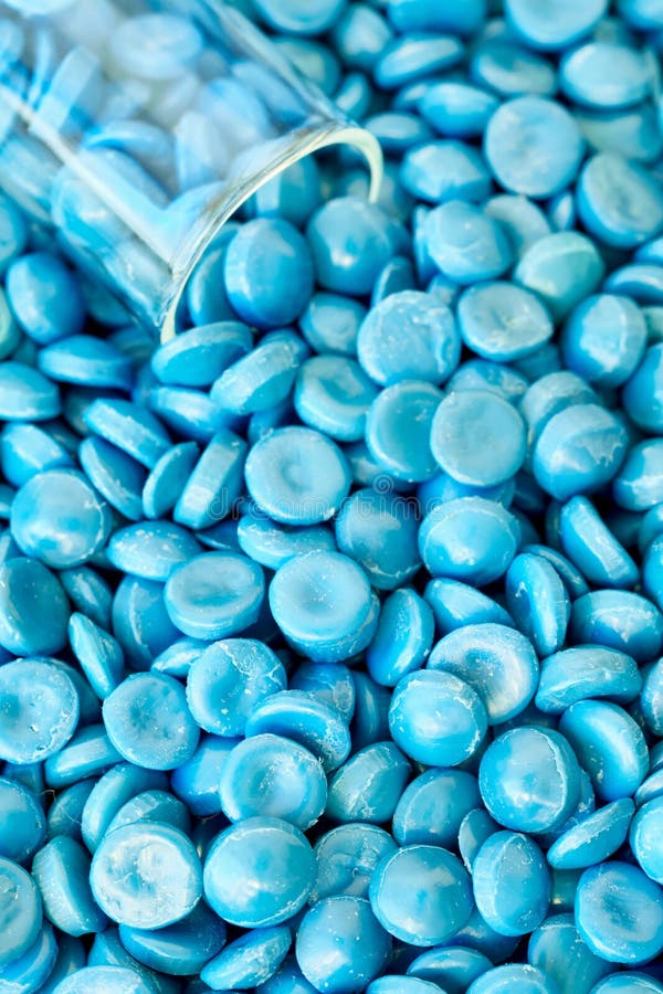 Close Up of High-density Polyethylene HDPE Granules Stock Photo - Image ...