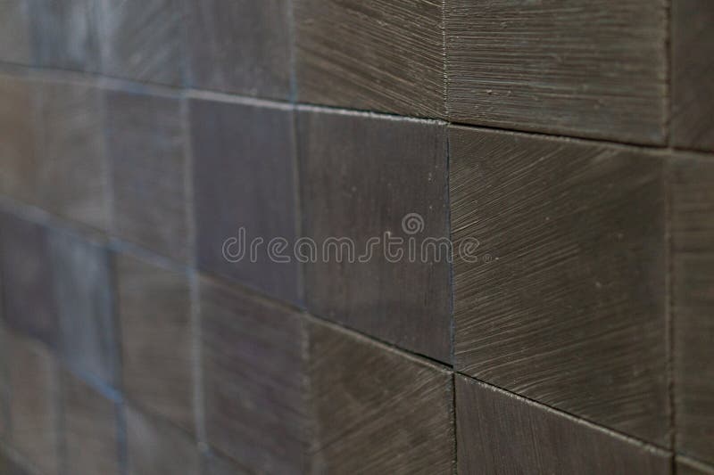 Close-up of High-quality, Glossy Dark Wooden Paneling with Vertical ...