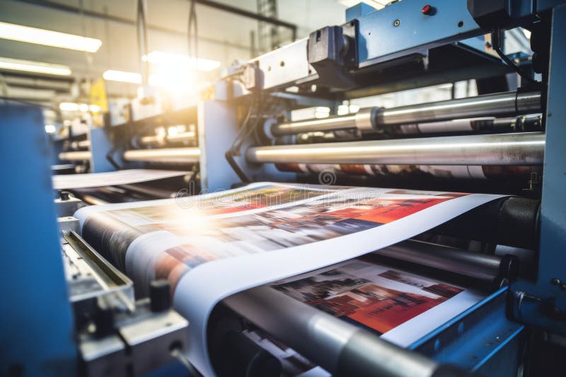 Modern Printing Company Logo Design Stock Vector - Illustration of ...