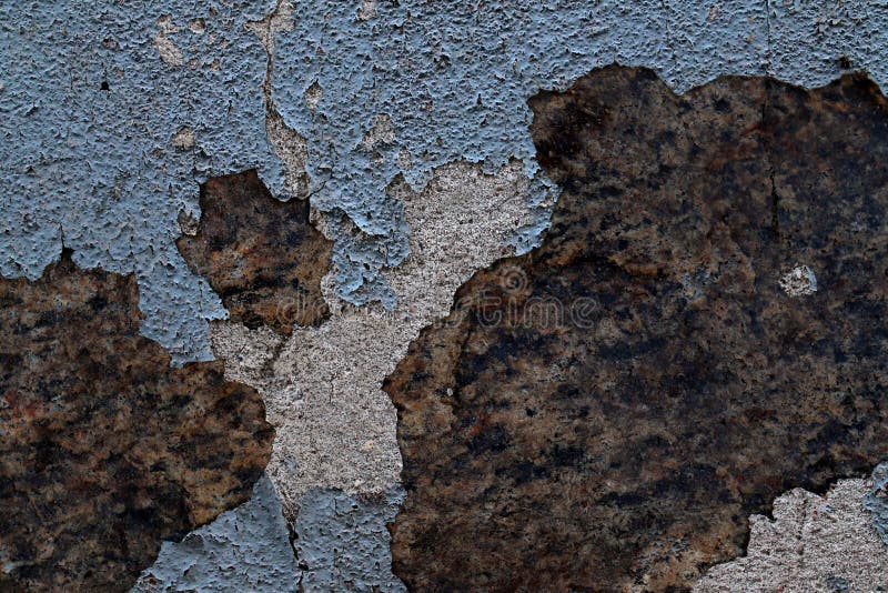 Close Up High Resolution Surface of Aged and Weathered Paint on a Wall ...