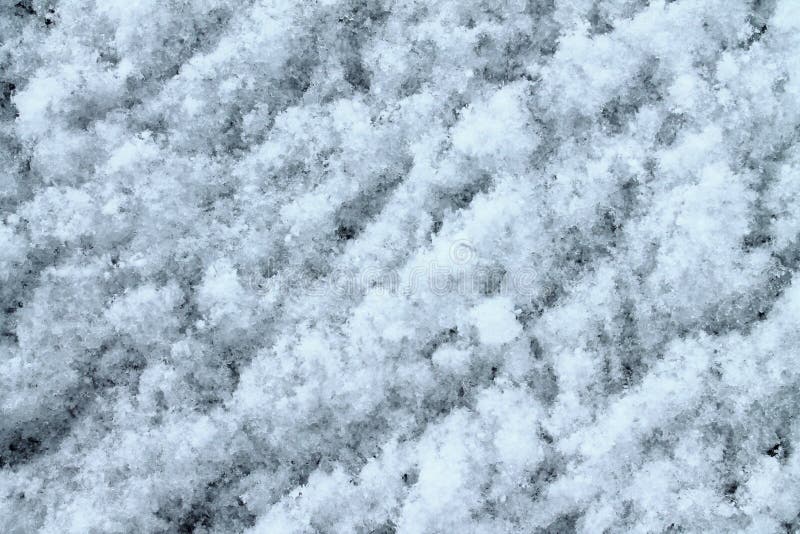 Close Up High Resolution Surface of Snow and Ice in Winter Stock Photo ...