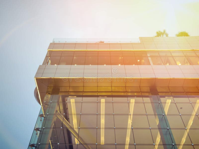 Close-up High Rise Building Stock Photo - Image of golden, building ...