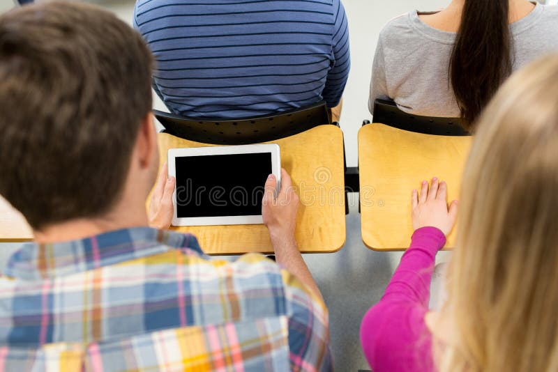 Close Up of High School Students with Tablet Pc Stock Image - Image of ...