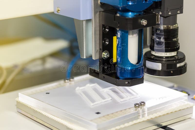 Close Up High Technology and Accuracy of Video Measuring with Nozzle ...