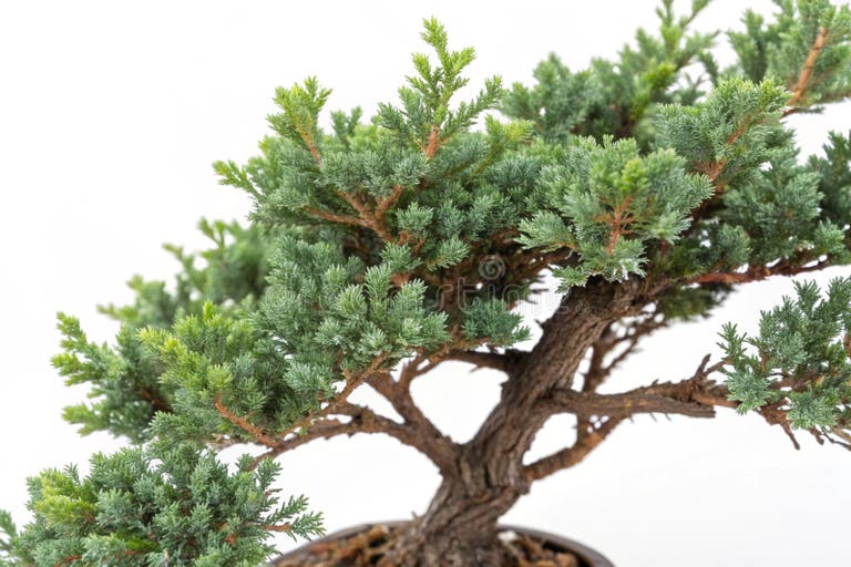 Close-Up of Himalayan Juniper (Juniperus Squamata Stock Illustration ...