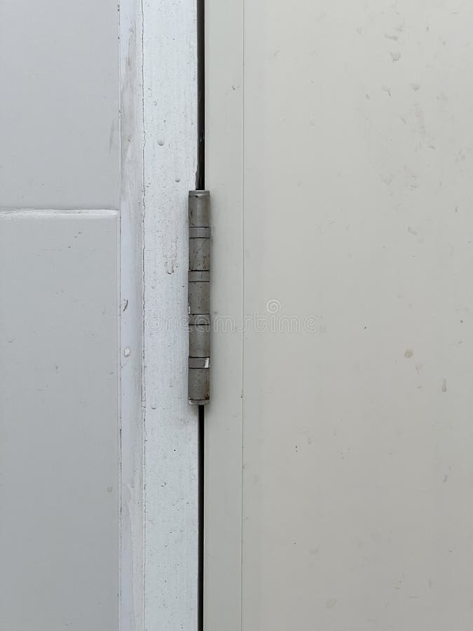 Close Up Hinge Door of Toilet Room Stock Image - Image of door, room ...