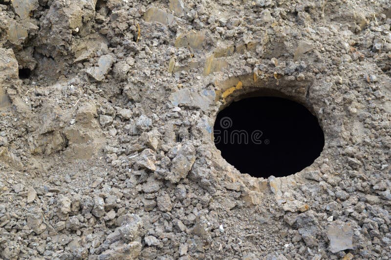 Hole on the ground stock photo. Image of nature, natural - 316741658