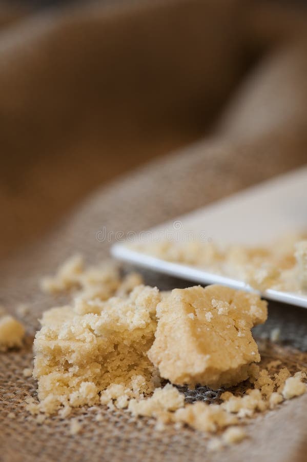 Close Up of Home Baked Shortbread Biscuit Cookies Stock Image - Image ...