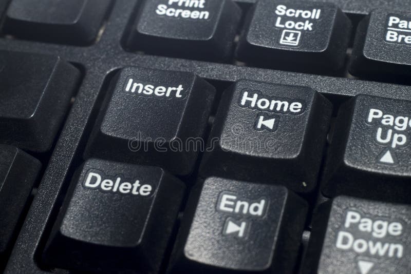Home button on keyboard stock image. Image of board - 159415425