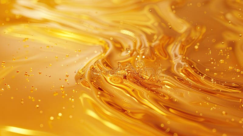 Close-up of Honey Texture for Background and Design. Generative AI ...