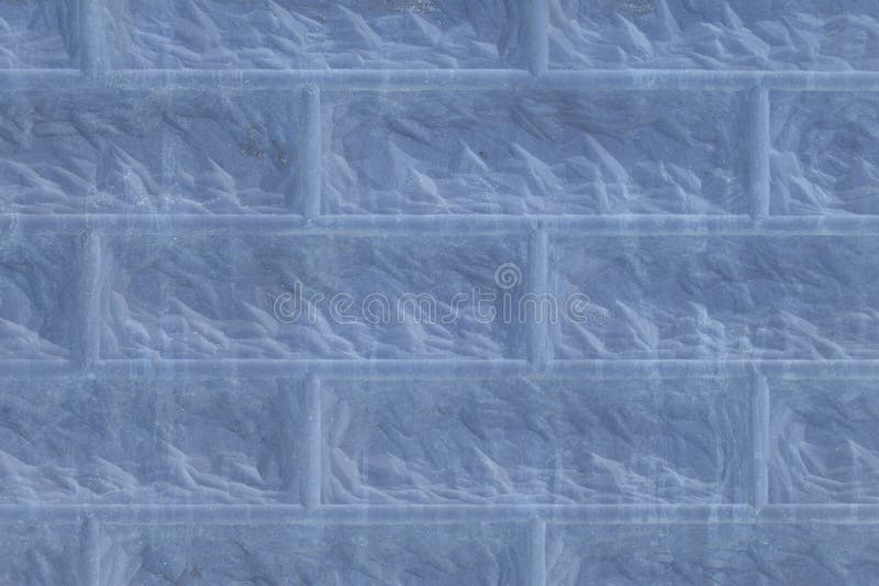 Close-up Horizontal Texture Blue Brick Wall Blocks Abstract Pattern ...