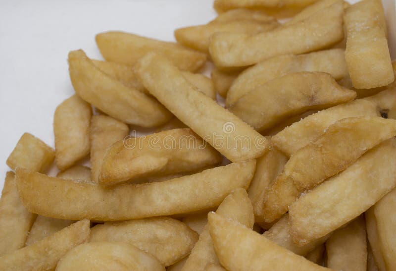 Close Up Hot Chips Fast Food Stock Photo - Image of potato, fried: 75932220