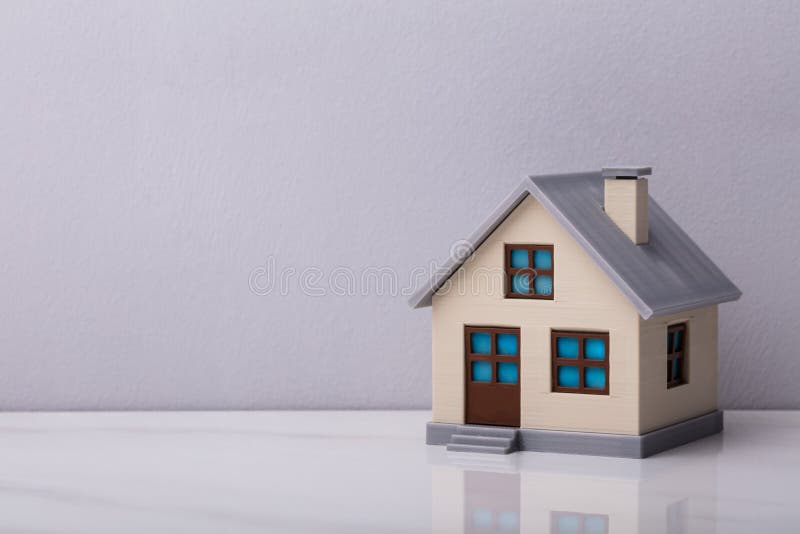 Close-up of a House Model stock image. Image of built - 147820153