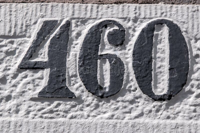 Close Up House Number 460 at Amsterdam the Netherlands 28-6-2022 Stock ...