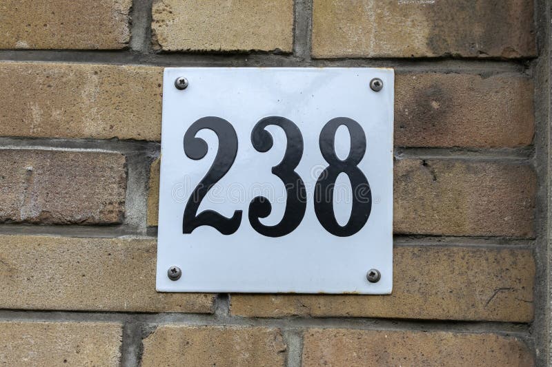 A Close Up House Number 238 at Amsterdam the Netherlands 19-3-2023 ...