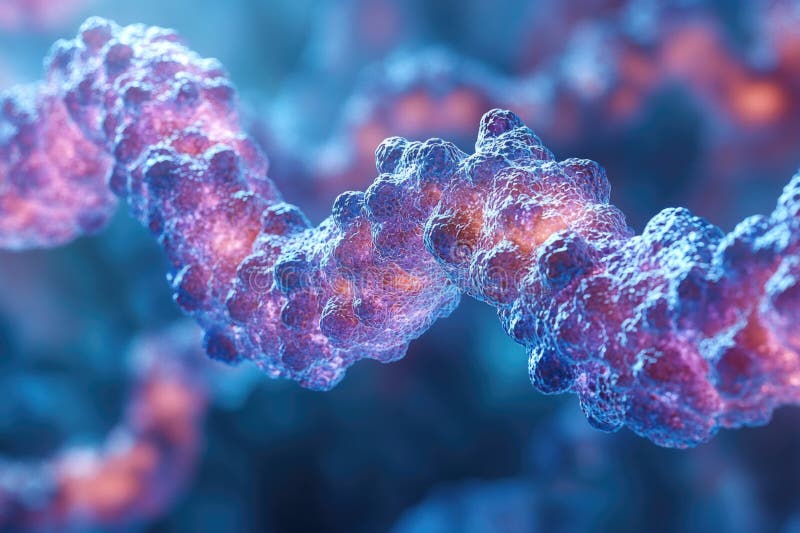 Close-Up of Human Chromosomes during Cell Division: Intricate ...