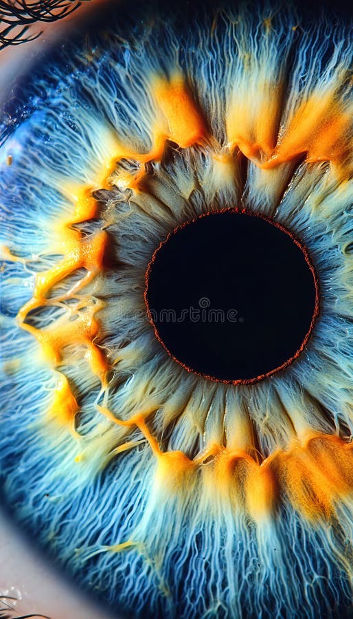 Close-up of a Human Eye Exploring the Intricate Beauty of the Iris ...