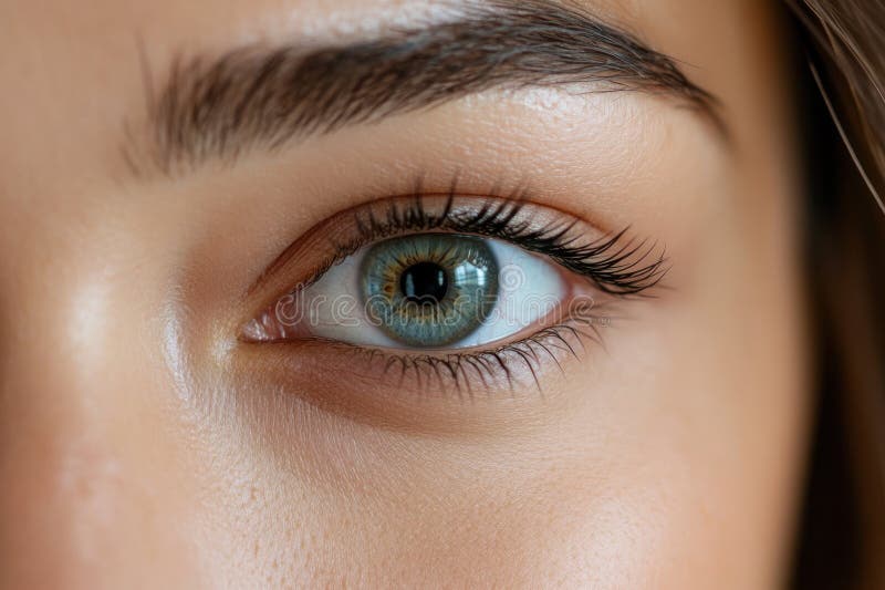Close-up of Human Eyes Showing Strength, Determination, and Focus Stock ...