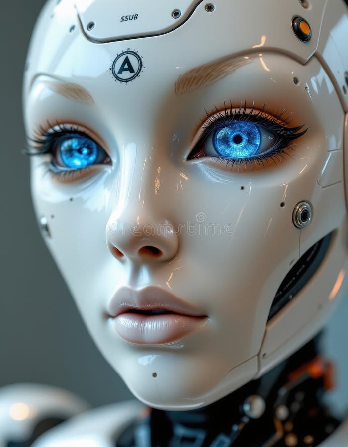 Close-up of Robot Arm, with Tools and Parts Visible Stock Illustration ...