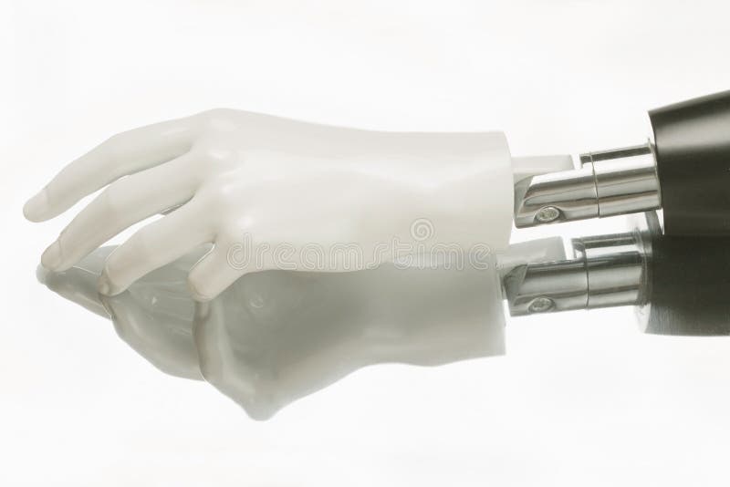 Close-up of Humanoid Robot Hand Stock Image - Image of closeup, hand ...