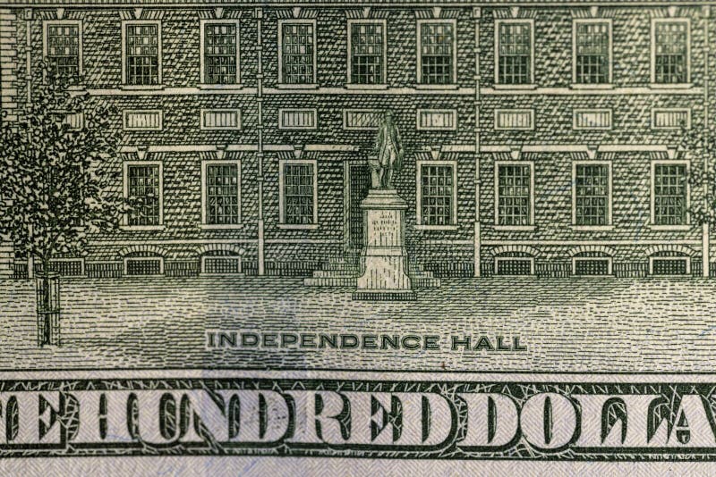 A Close-up of a Hundred US Dollars of a New Sample Stock Image - Image ...