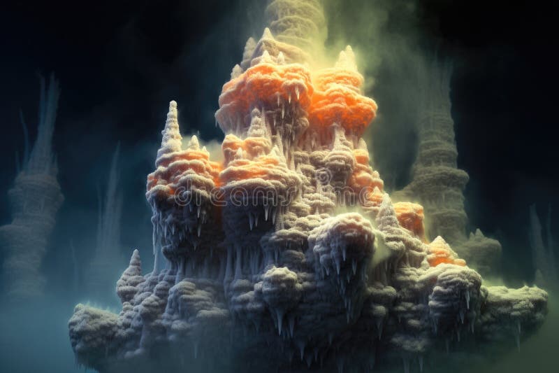 Close-up of a Hydrothermal Vent Emitting Hot Water Stock Image - Image ...