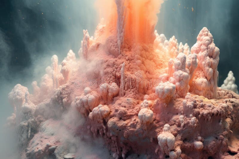 Close-up of a Hydrothermal Vent Emitting Hot Water Stock Image - Image ...