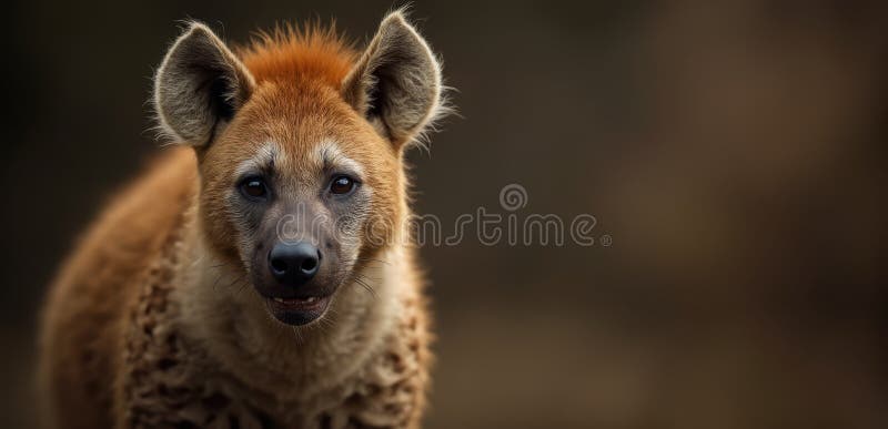 A Close Up of a Hyena Looking at the Camera Stock Photo - Image of ...