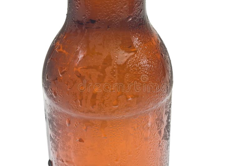 Close-up Of Ice Cold Beer Bottle Stock Photo - Image of glass, drip ...