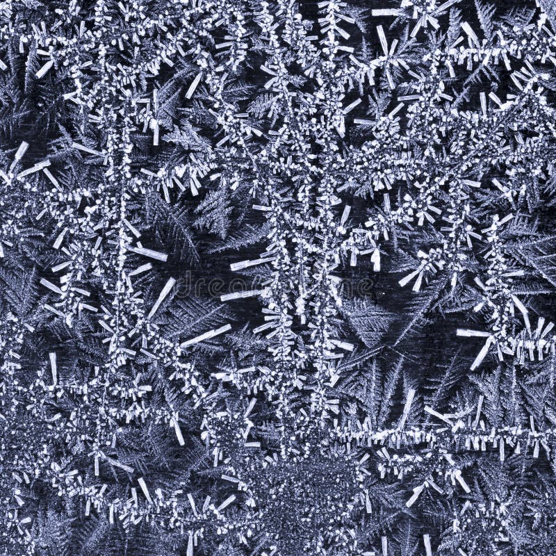 Ice Crystals Pattern Texture Closeup Stock Photo - Image of closeups ...