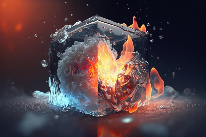 Fire Melting Ice Stock Illustrations – 287 Fire Melting Ice Stock ...