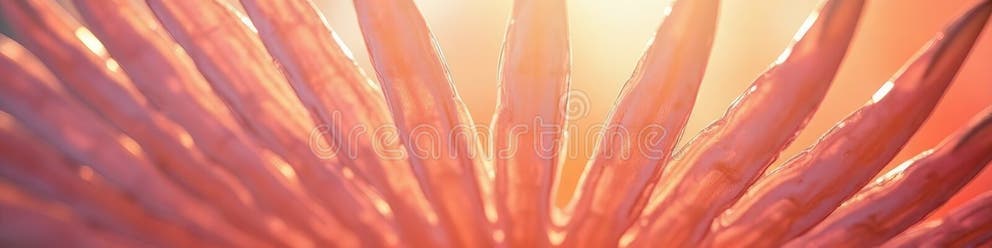 Close-up of Ice Spikes Radiating in Warm Sunlight on a Clear Day Stock ...