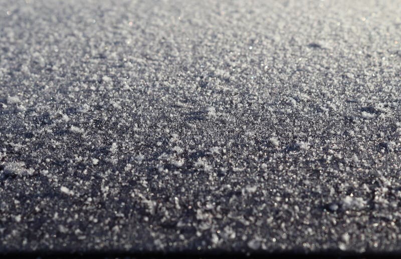 Close Up of Icy and Snowy Surfaces Stock Image - Image of snow, winter ...