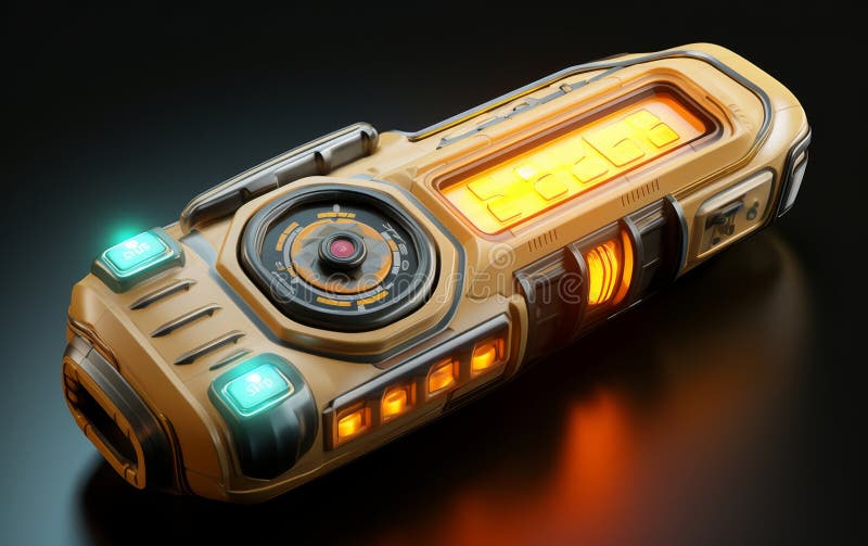 A Close Up of Illuminated Object Stock Illustration - Illustration of ...