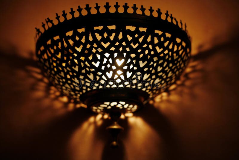 Close-up on an Illuminating Light. Conceptual Image Shot Stock Image ...