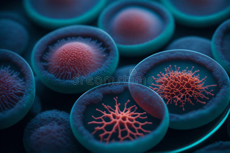 Close Up of a Micro Insect, a Kind of Parasite, Under Microscope ...