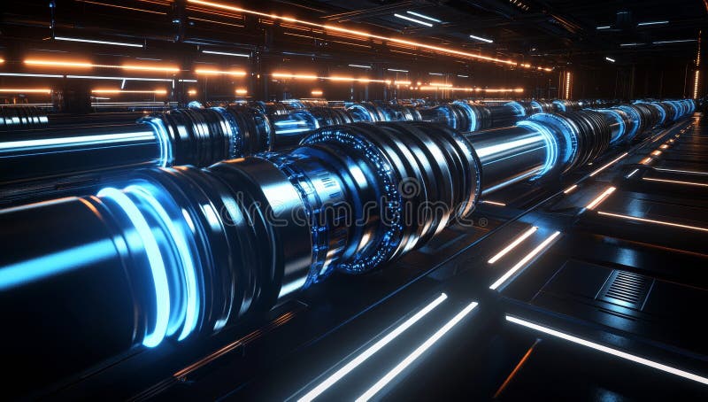 A Close-up Illustration of a Reverse Osmosis Unit Reveals Its Complex ...