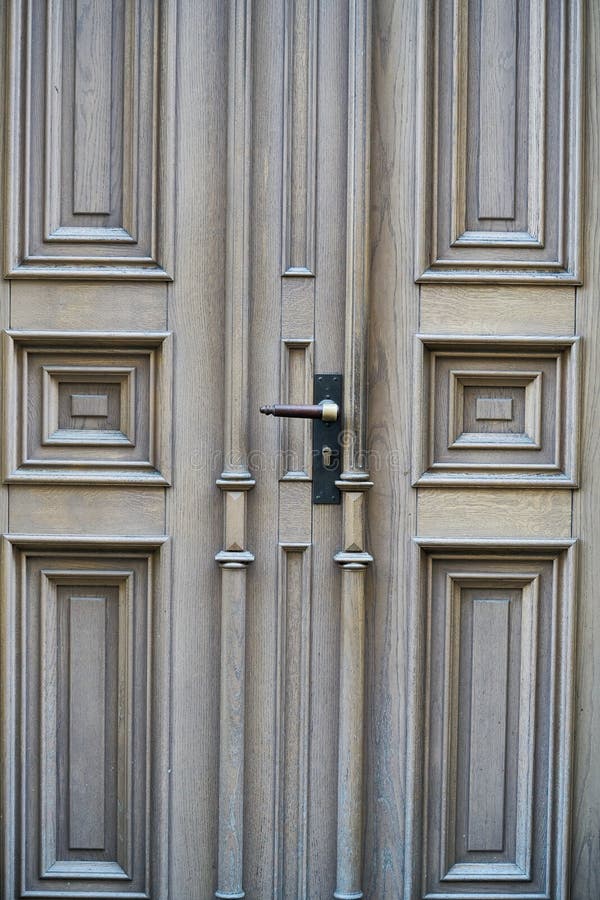 Close-up Image of Ancient Doors Stock Image - Image of medieval, design ...
