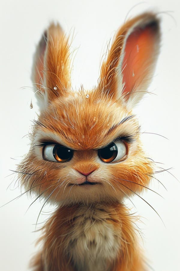 Angry Cartoon Rabbit Stock Illustrations – 1,452 Angry Cartoon Rabbit ...
