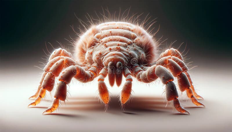 Close-up Image of a Bed Tick. Stock Image - Image of legs, texture ...