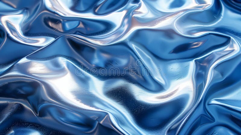 Abstract Shiny Blue Fabric Texture Stock Image - Image of design, sheen ...